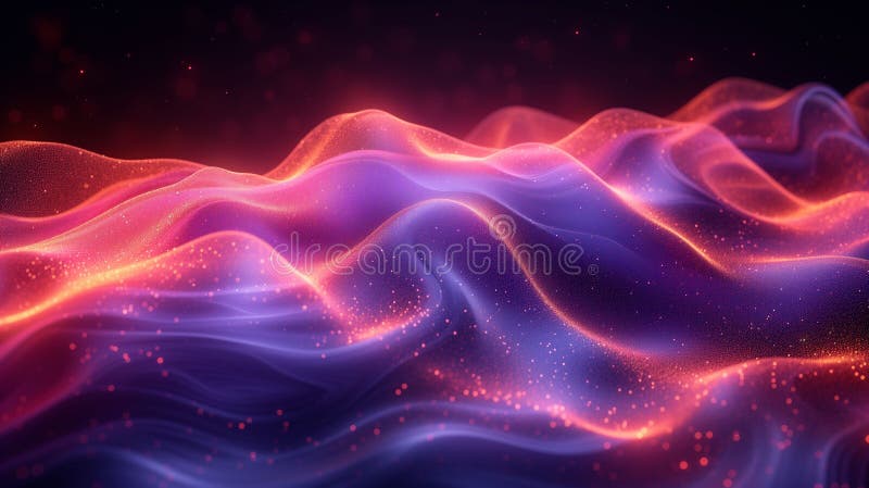 Wave in Space stock illustration. Illustration of universe - 317878729