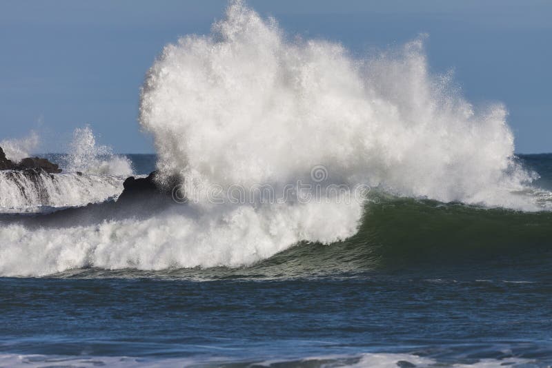 Wave splash stock image. Image of water, whitewater, ocean - 26597637