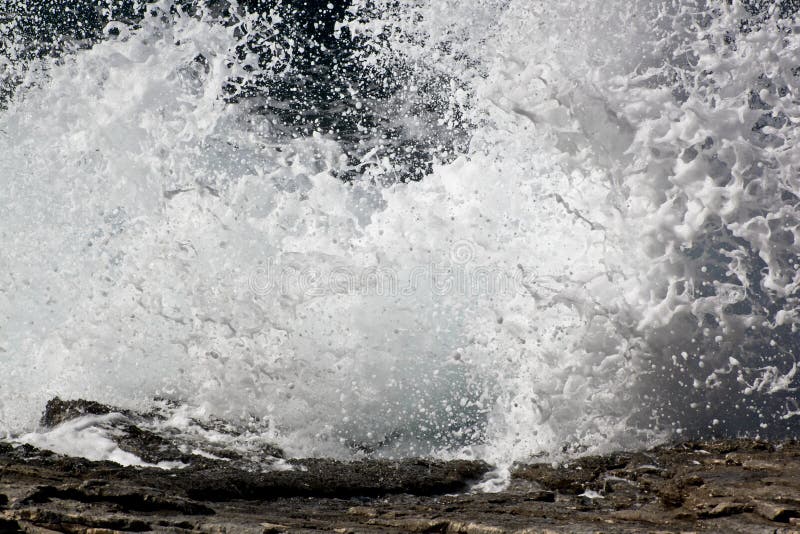 Wave splash stock photo. Image of purity, nature, rock - 28601484