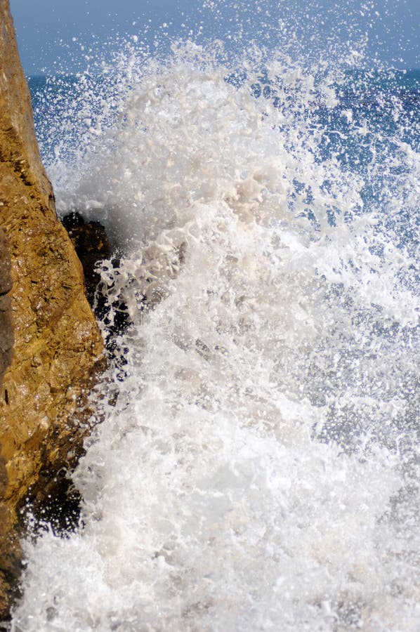 Wave splash stock image. Image of coastline, nature, traveling - 6469179