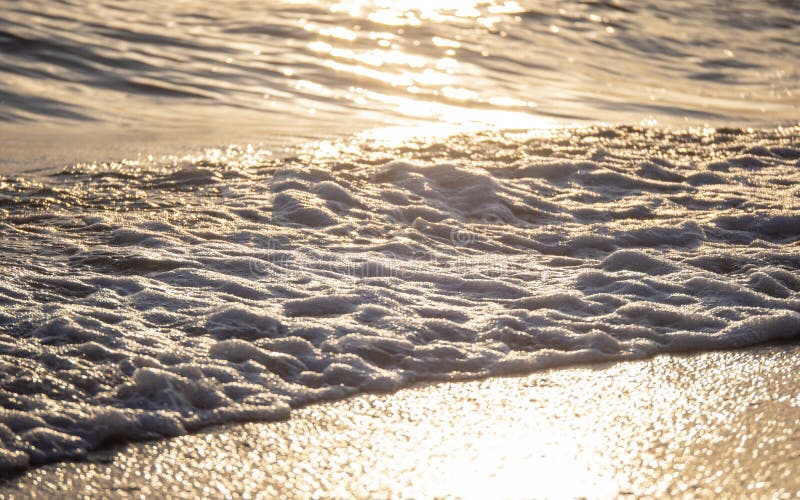Wave Splash Sea Beach Close Up Sunrise Stock Image - Image of sunrise ...