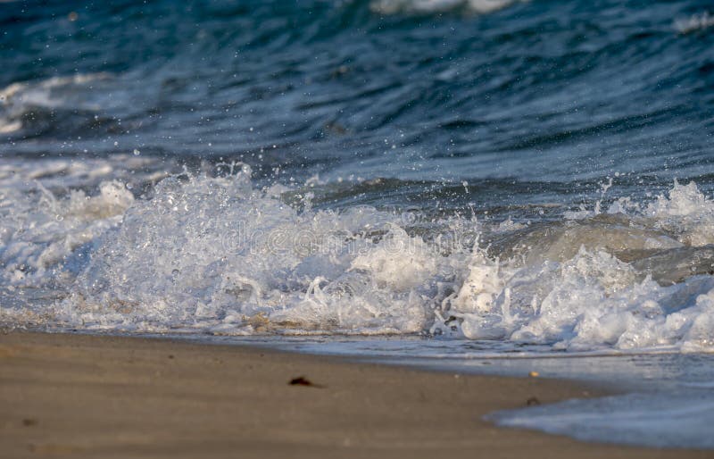 Wave Splash Sea Beach Macro Stock Image - Image of seascape, close ...
