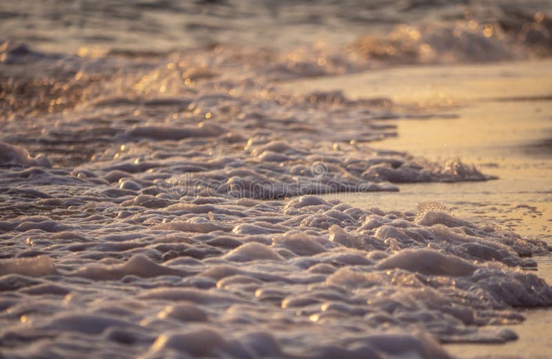 Wave Splash Sea Beach Macro Stock Image - Image of foam, ocean: 297455491