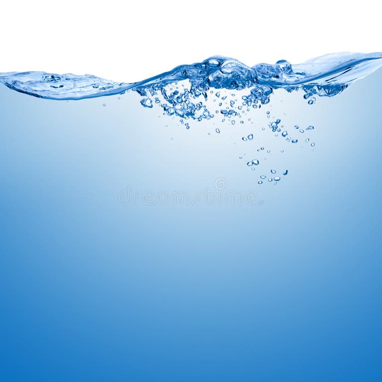 Wave with Splash on the Water Surface. Stock Photo - Image of ...