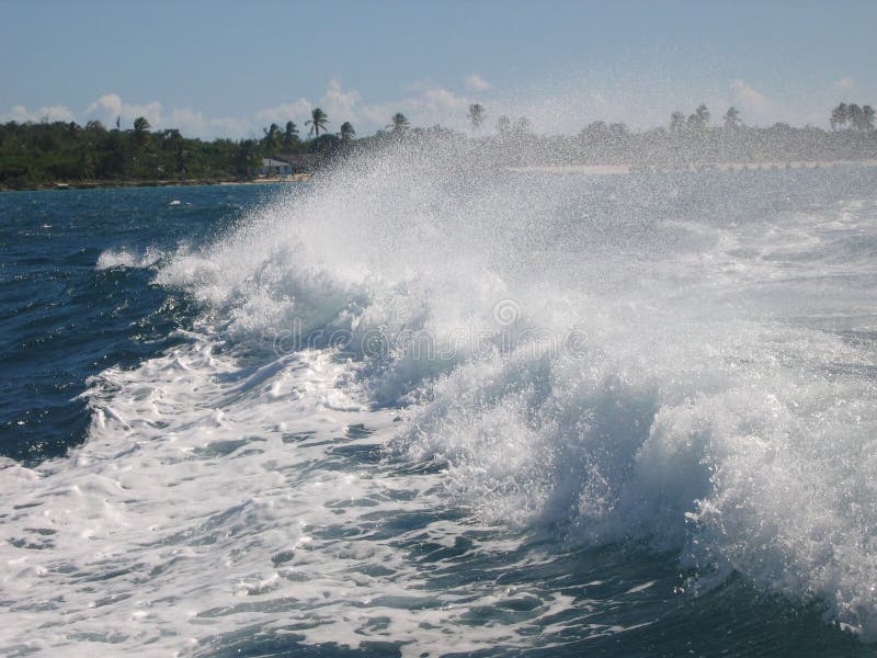 Wave & splash stock image. Image of foam, boats, keelwater - 86378813
