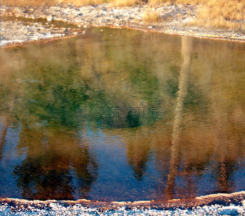 Wave Spring Reflections stock image. Image of liquid, wyoming - 289033