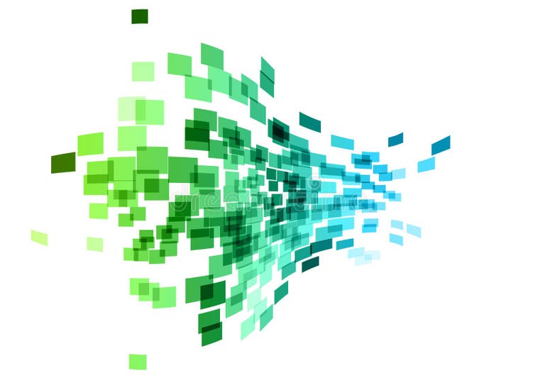 Wave square stock vector. Illustration of blue, distorted - 19436579