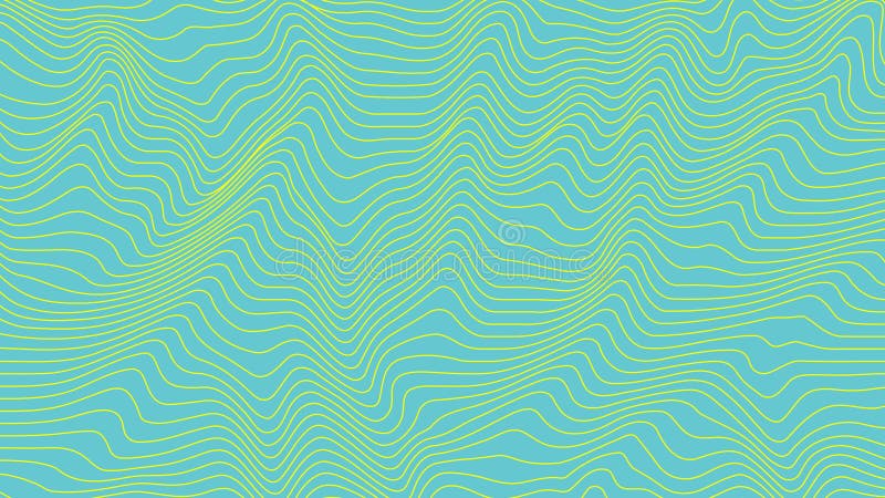 Green Colorful Curvy Geometric Lines Wave Pattern Texture on Colorful ...