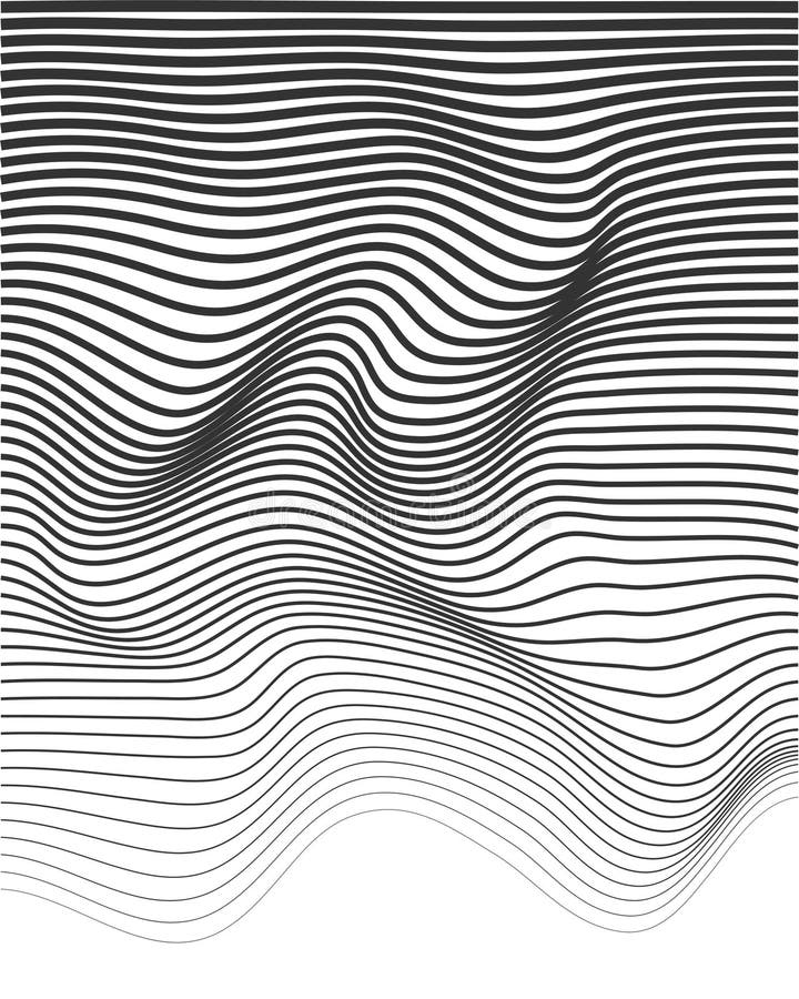 Wave Stripe Background. Ripple Striped Texture Curve Lines Background ...