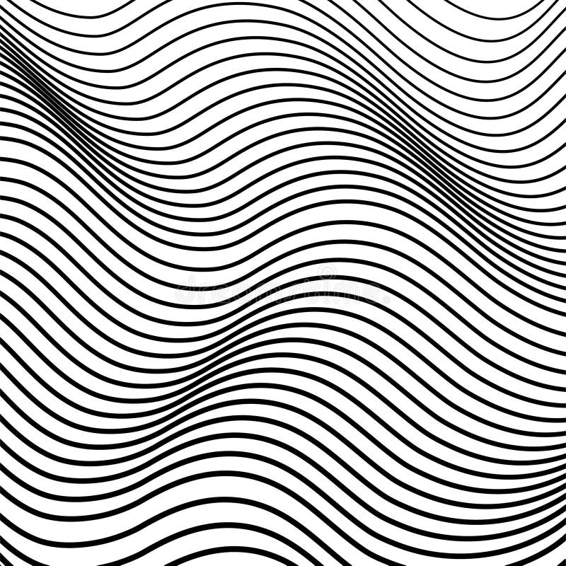 Wave Stripe Background. Ripple Striped Texture Curve Lines Background ...