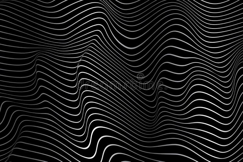 Wave Stripe Background - Simple Texture for Your Design. Stock Vector ...