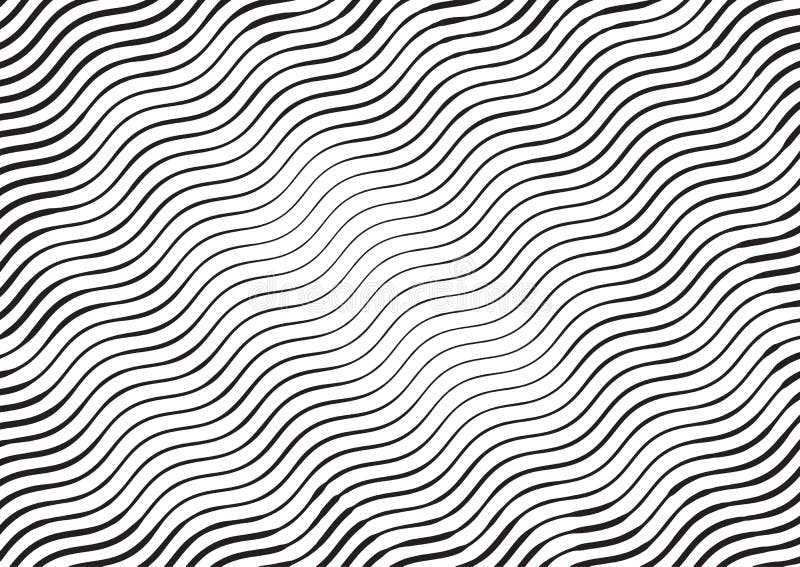Wave Striped Engraving Halftone Background Stock Vector - Illustration ...