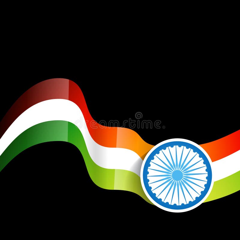 Indian Flag Design Wave Style Stock Illustrations – 127 Indian Flag ...