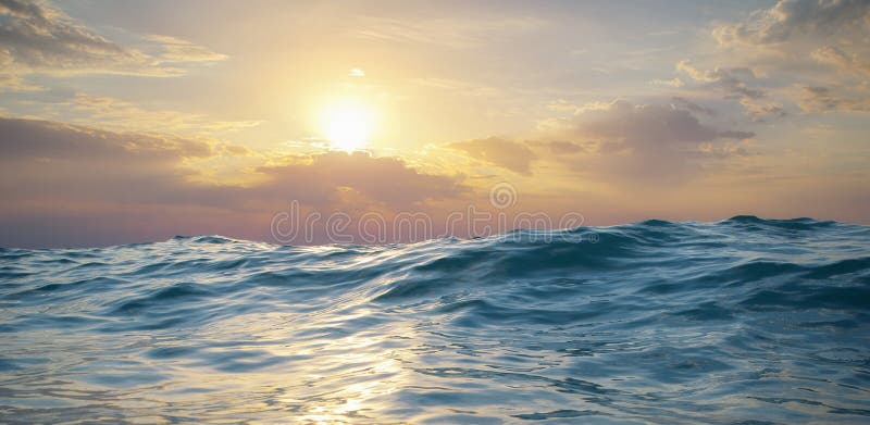 Wave on sunset stock photo. Image of golden, silhouette - 14929402