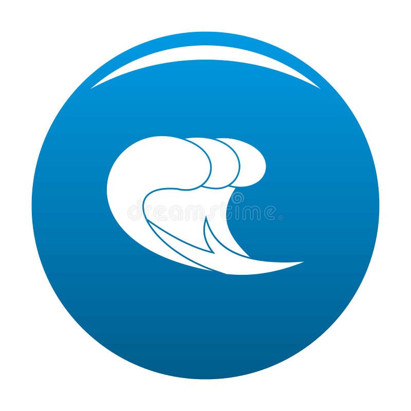 Wave surf icons circle set stock illustration. Illustration of isolated ...