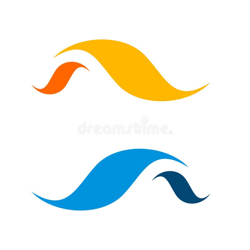 Wave Swoosh Logo Template Illustration Design. Vector EPS 10 Stock ...