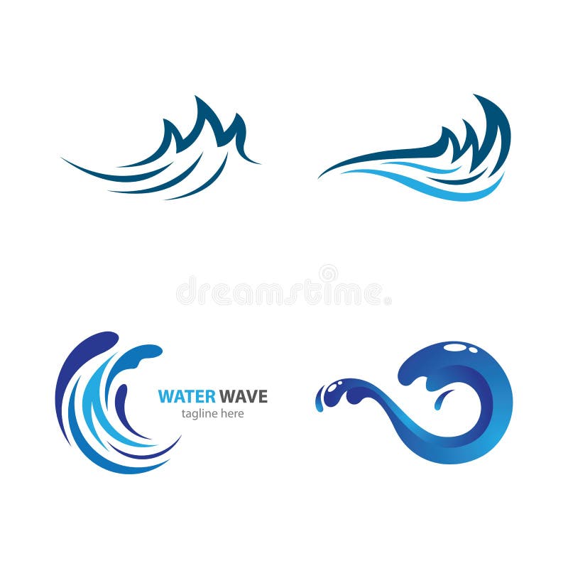 Wave symbol vector icon stock vector. Illustration of symbol - 176408343