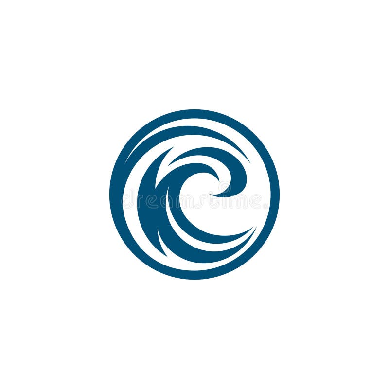 Wave symbol vector icon stock vector. Illustration of surfing - 176408447