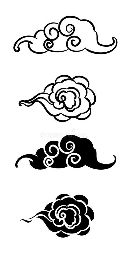 Wave Tattoo Design Isolate Vector Stock Vector - Illustration of hand ...