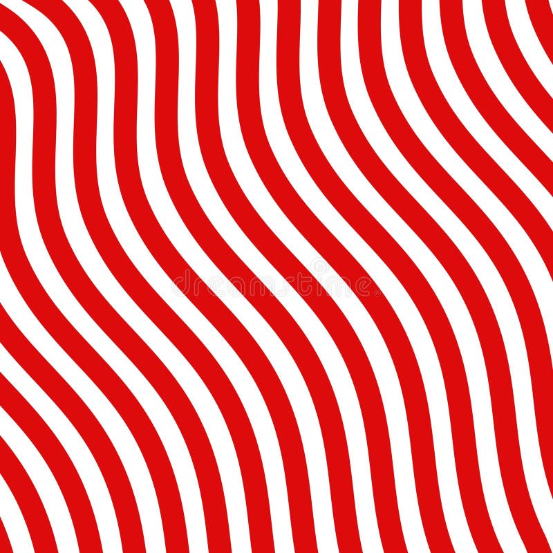 Wave Texture with Lines Red and White Stock Illustration - Illustration ...