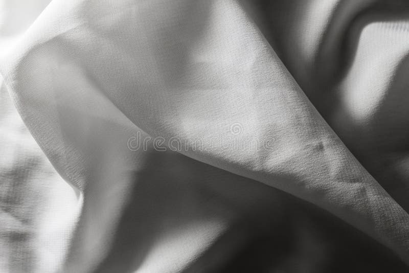 Wave Texture White Fabric with Shadows, Dark Stock Photo - Image of ...
