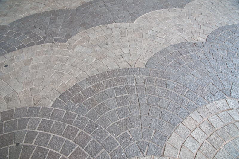 Wave Tile Gray Stone Tiles Floor Stock Image - Image of black, brick ...