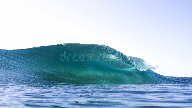 Wave about To Break with Amazing Water Colour Stock Photo - Image of ...