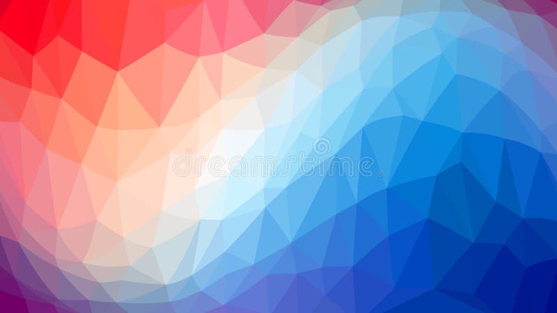 The Wave of Triangles of Different Colors. Raster Stock Illustration ...