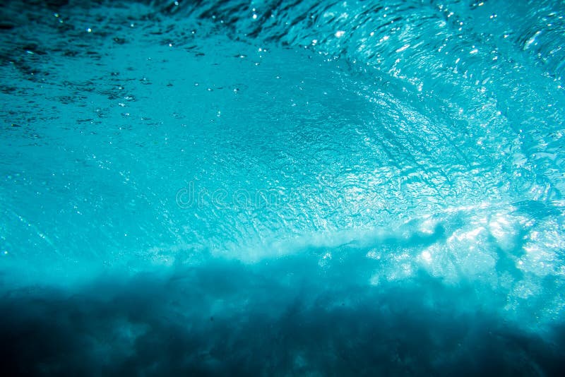 Underwater Dark Texture in Ocean. Bubble in Sea. Stock Image - Image of ...
