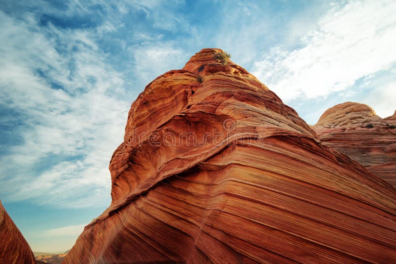 The Wave Utah stock image. Image of hiking, blue, north - 108814141