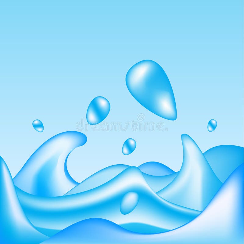 Wave vector stock vector. Illustration of wide, deep, design - 6909080