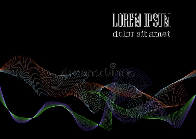 Abstract Wave Background Ripple Grid Vector Technology Style ...