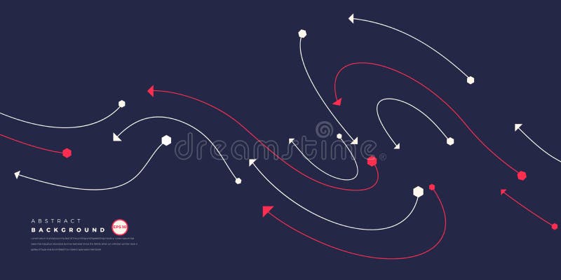 Wave Vector Element with Abstract Colorful Gradient Lines for Website, Banner and Brochure ...