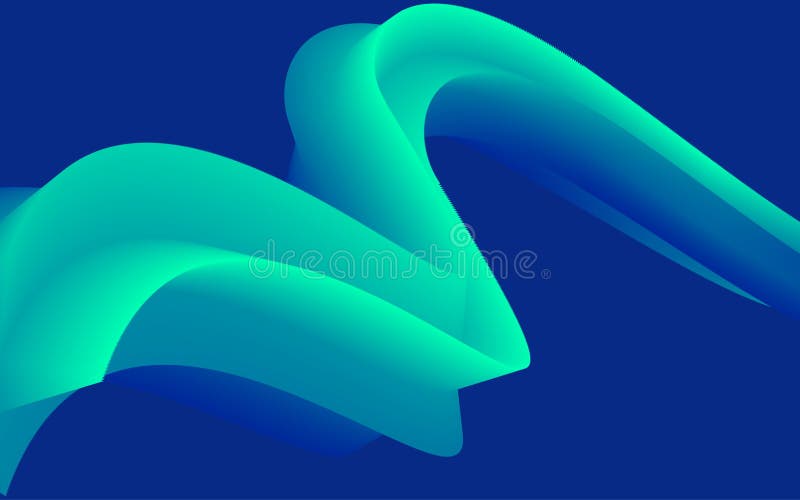 Wave Vector Element with Abstract Lines for Website. Banner and ...