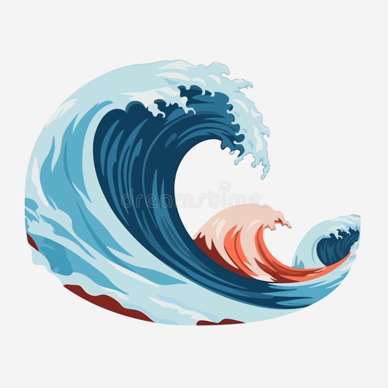 Wave Vector Flat Minimalistic Asset Isolated Illustration Stock Vector ...