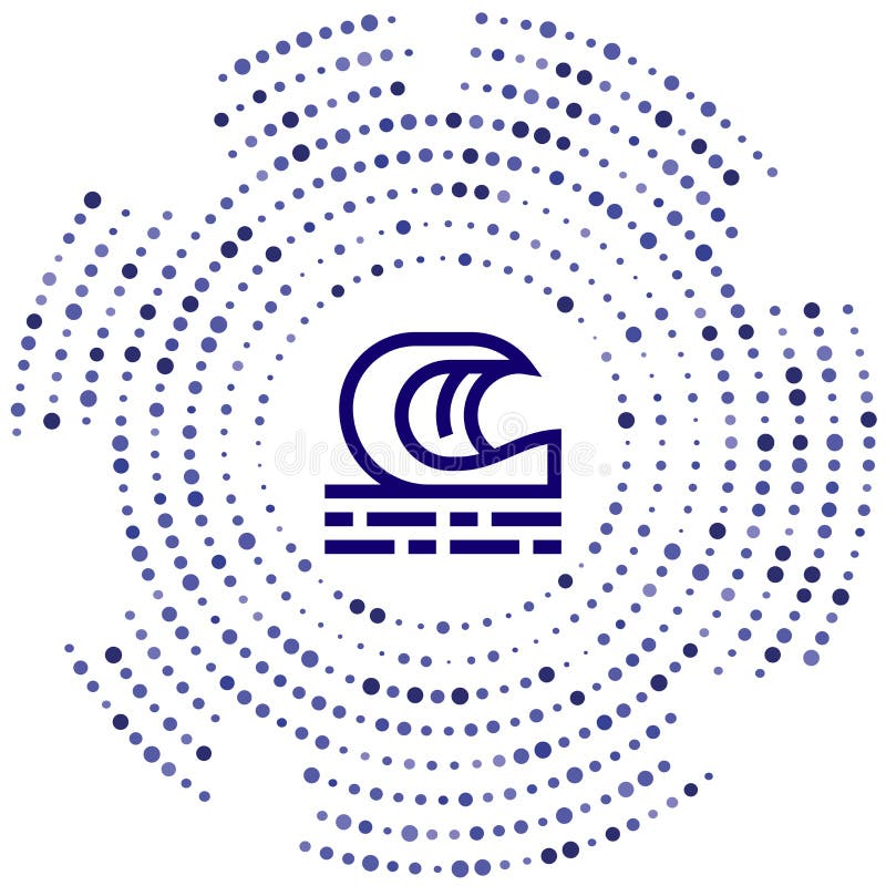 Wave Vector Icon. Wave Editable Stroke. Wave Linear Symbol for Use on ...