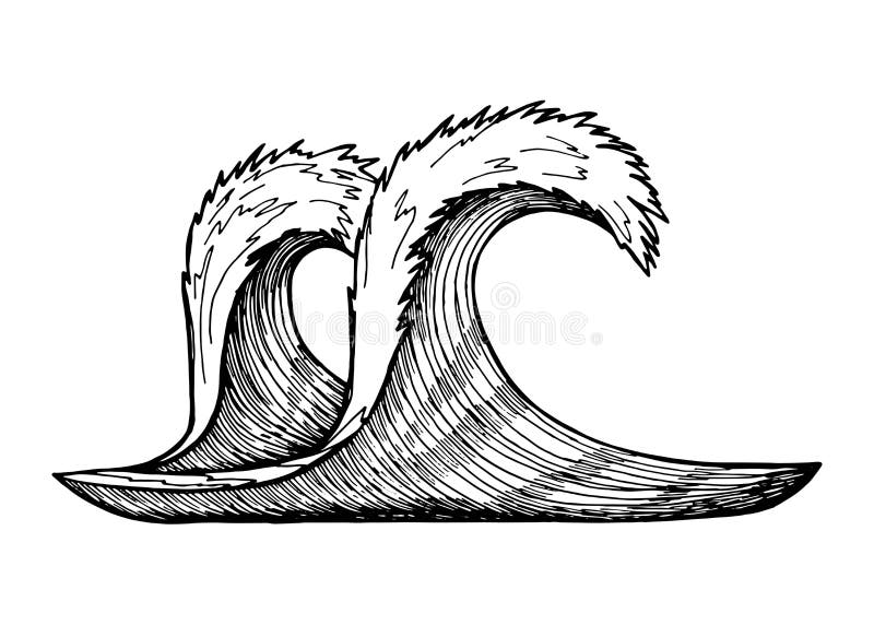 Wave Drawing Stock Illustrations – 305,881 Wave Drawing Stock ...