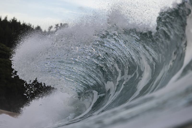 Wave Warp, NZ stock image. Image of shore, wind, horizon - 367874289