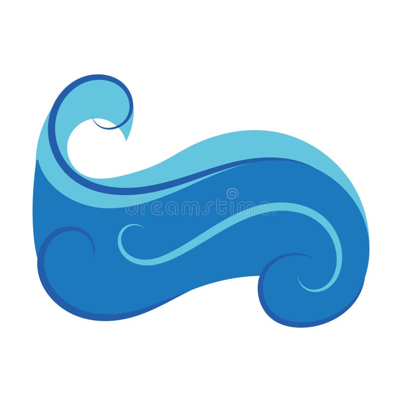 Wave water design stock vector. Illustration of nature - 357588900