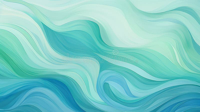 Wave Water Pattern Seamless Stock Illustration - Illustration of ...