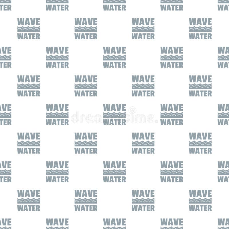 Wave Water Pattern Vector Seamless Stock Vector - Illustration of ...