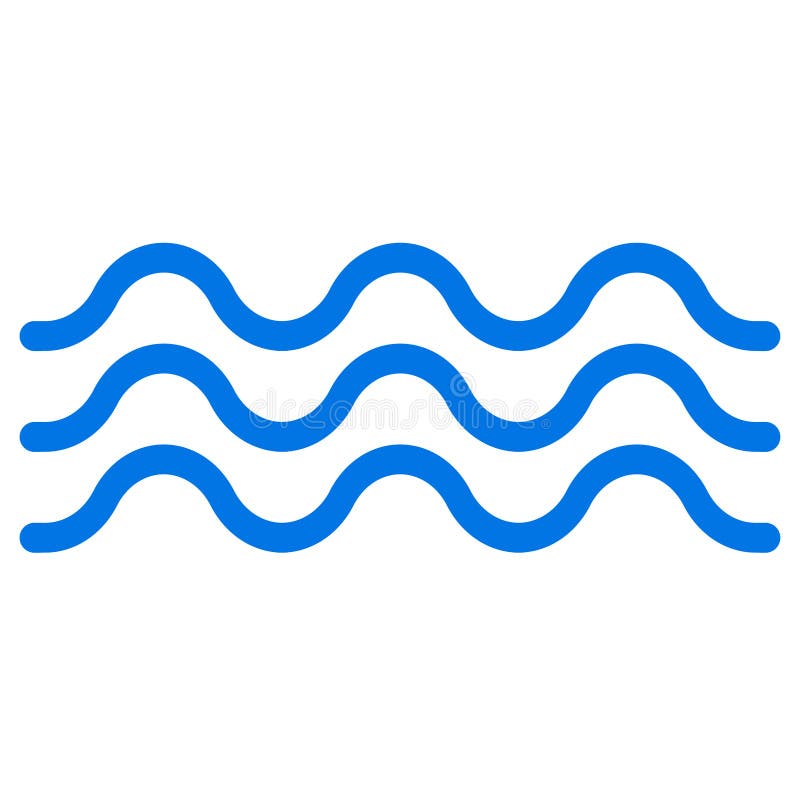 Wave Water Sign. Water Form. Vector Illustration Stock Vector ...