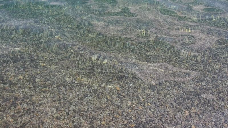 Wave Water Surface Rippled by Wind in Lake Stock Footage - Video of ...