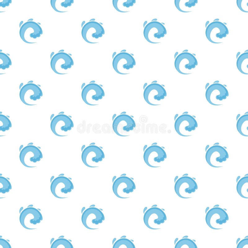 Wave Water Tsunami Pattern Seamless Stock Vector - Illustration of deep ...