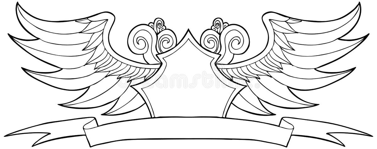 Crest Wings Stock Illustrations – 9,212 Crest Wings Stock Illustrations ...
