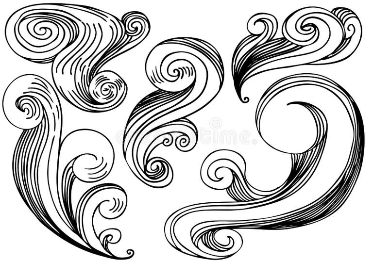 Wave Wind Patterns Stock Illustrations – 5,495 Wave Wind Patterns Stock ...