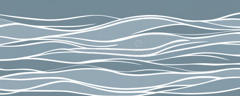 Waved Background with Hand-drawn Waves, Suitable As a Seamless ...