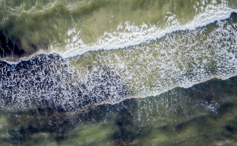 The Waved stock image. Image of seascape, drone, aerial - 96531917