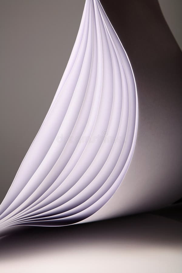 Waved Paper Looks Like Onion Stock Image - Image of waves, isolated ...
