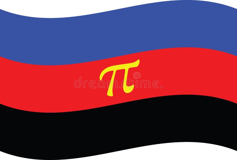 Waved Polyamory Pride Flag - Illustration Stock Vector - Illustration ...